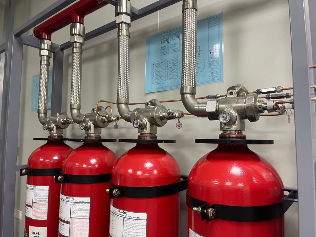 SFS-200 HFC-227ea - Gas fire extinguishing system (FM-200)