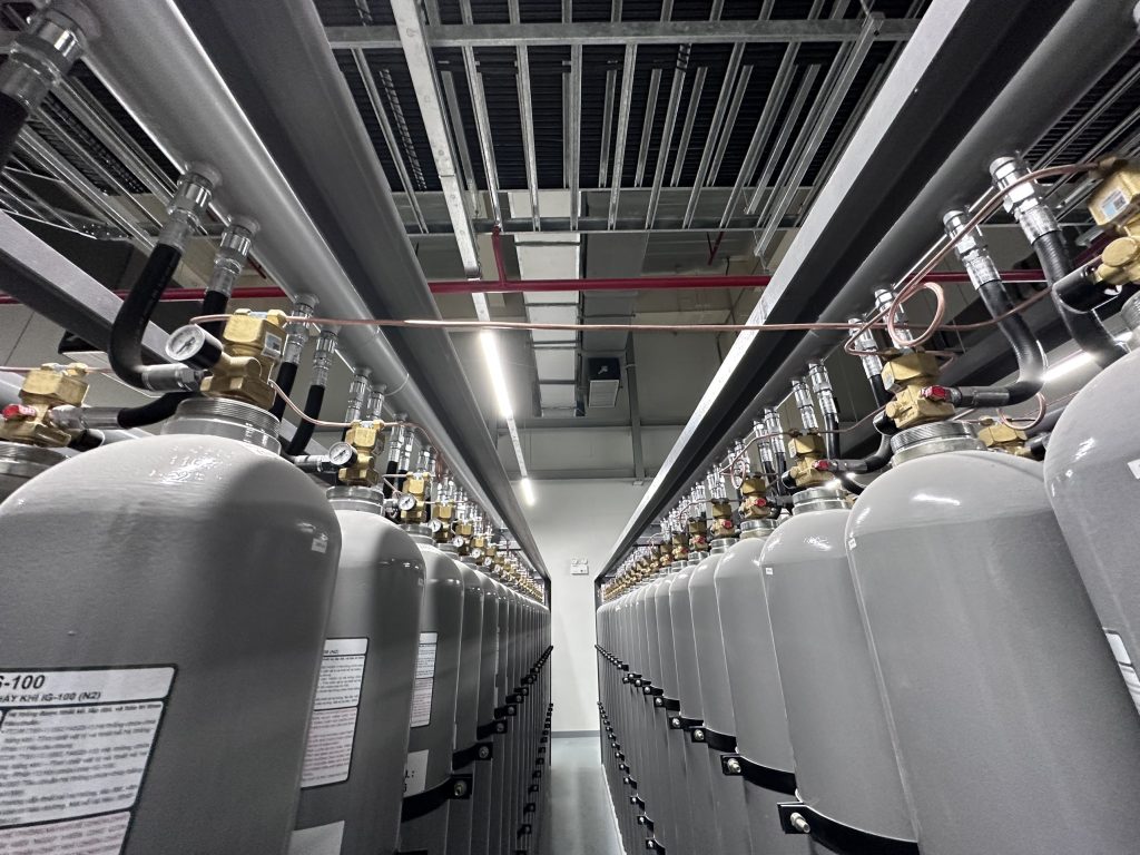 SNS-100 - Hệ thống chữa cháy bằng khí IG - 100 (N2) - stecvina